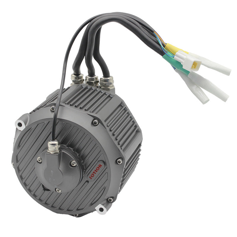 High Speed 6500 RPM Encoder 72V 16KW Mid Drive Motor for Ultra bee ref ...