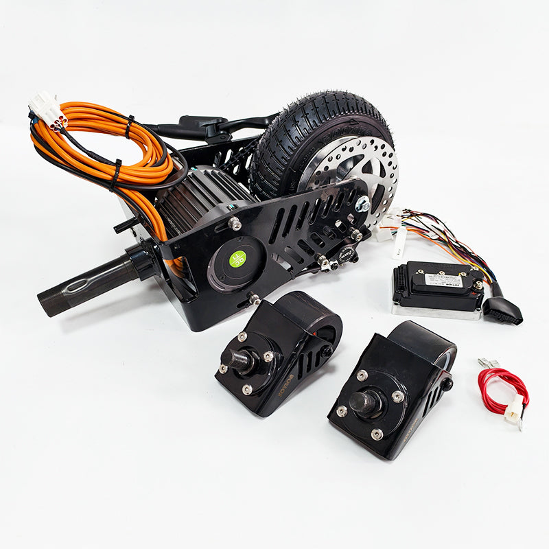 High-Performance Crazy Cart Front Fork with Motor and 4-Inch Wheel KIT ...