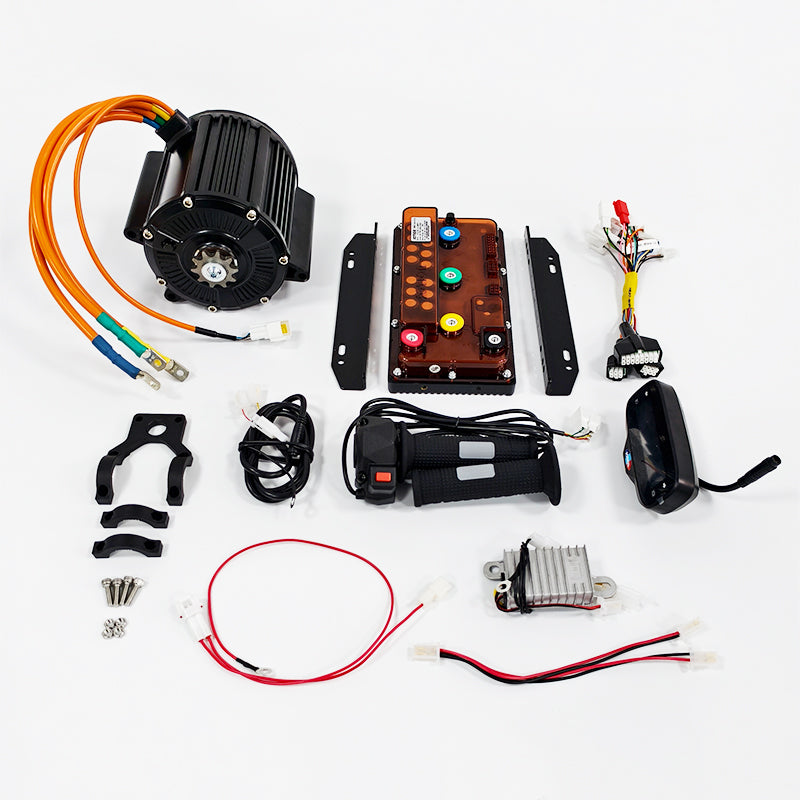 SOTION 72V 12KW FW22 MOTOR Kit with Controller Throttle and Display ...