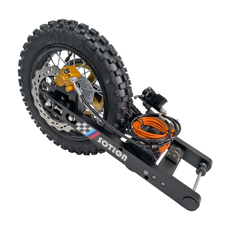 SOTION Super cool New Mid motor 5kw 72V wheel 12inch FW11V2 Chain off ...