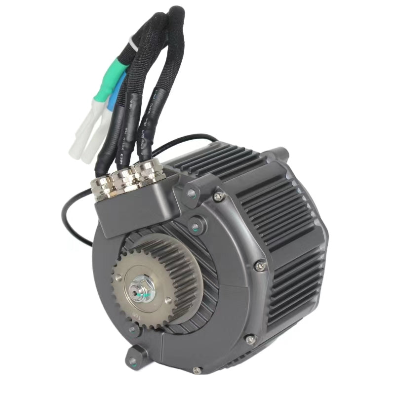 High Speed 6500 RPM Encoder 72V 16KW Mid Drive Motor for Ultra bee ref ...