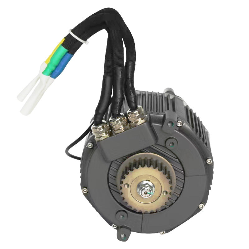 High Speed 6500 RPM Encoder 72V 16KW Mid Drive Motor for Ultra bee ref ...